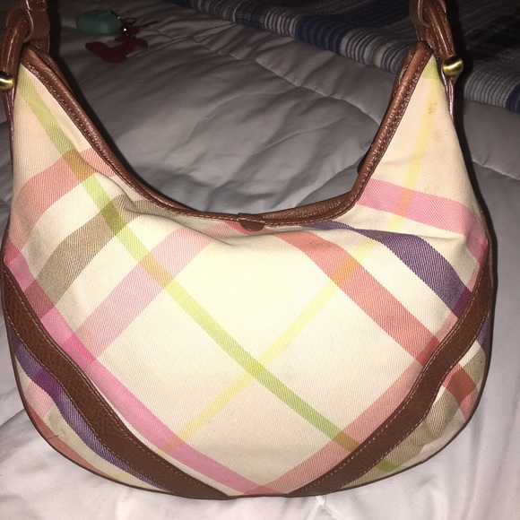 Burberry | Bags | Burberry Think Spring Pastel Nova Check Hobo Bag ...